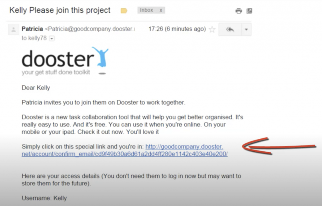 How to Add People - Dooster - Task and Project Manager
